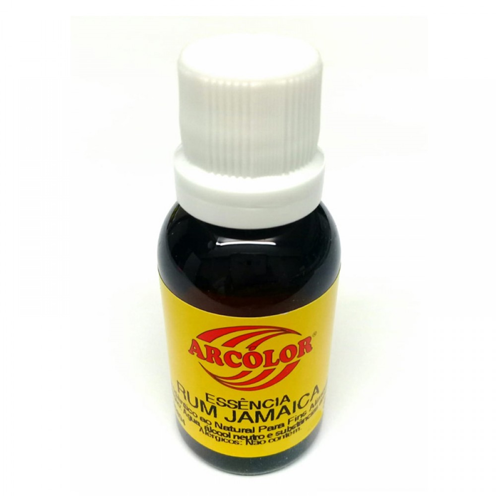 SLM Casa do confeiteiro. Essência Líquida Rum Jamaica 30ml - ARCOLOR